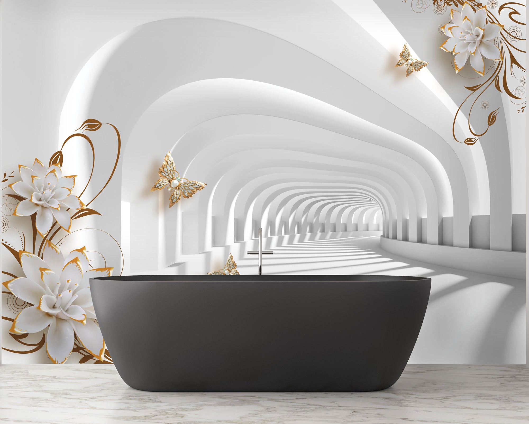 3D Bloom Mural – Wallpaper Warehouse SA