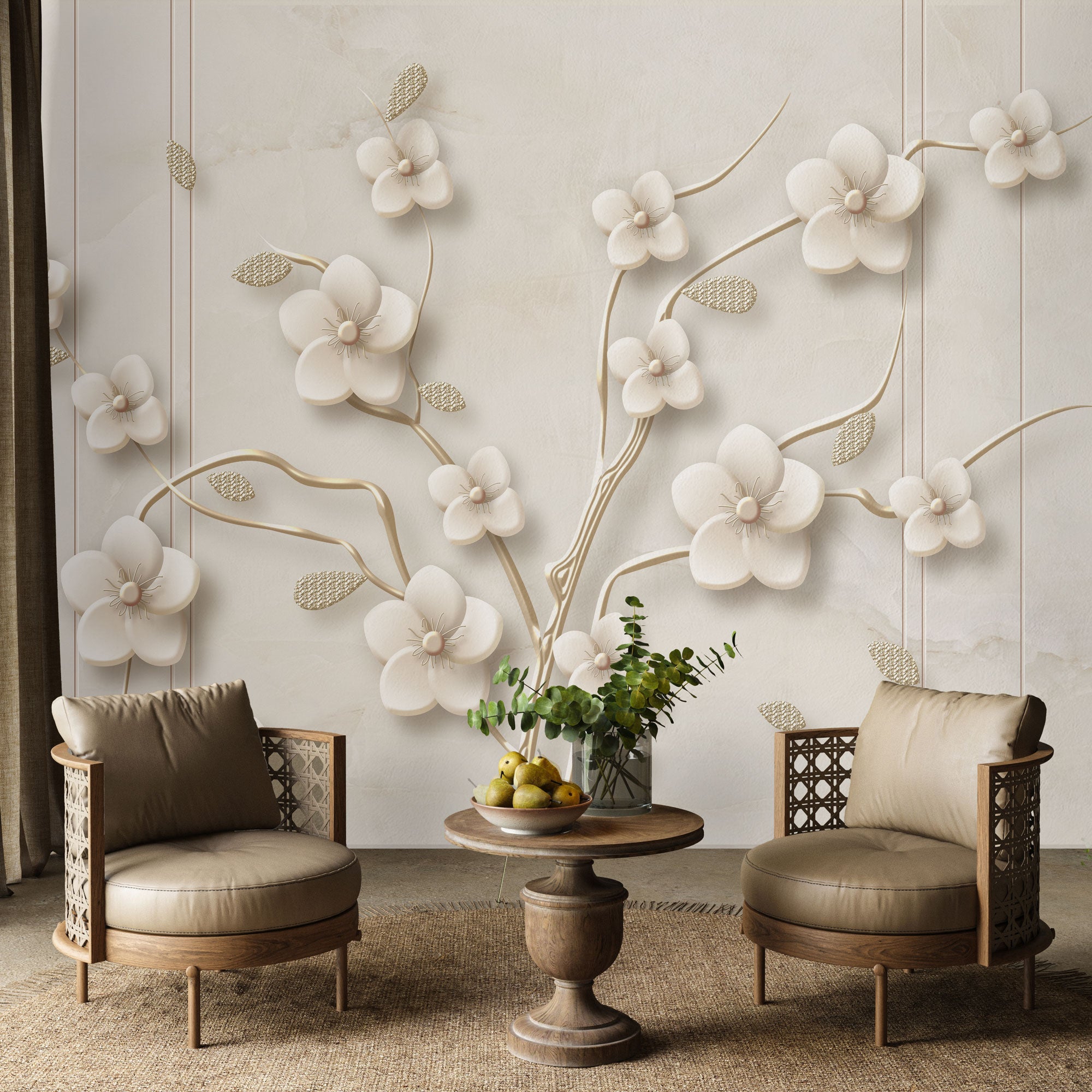 3D Flower Pop Mural – Wallpaper Warehouse SA
