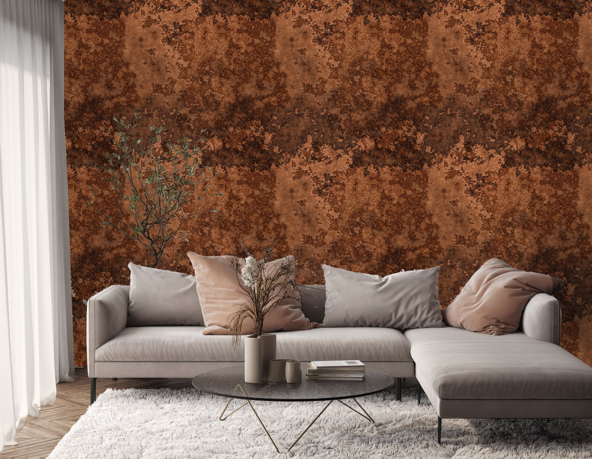 Copper Plate Mural – Wallpaper Warehouse SA