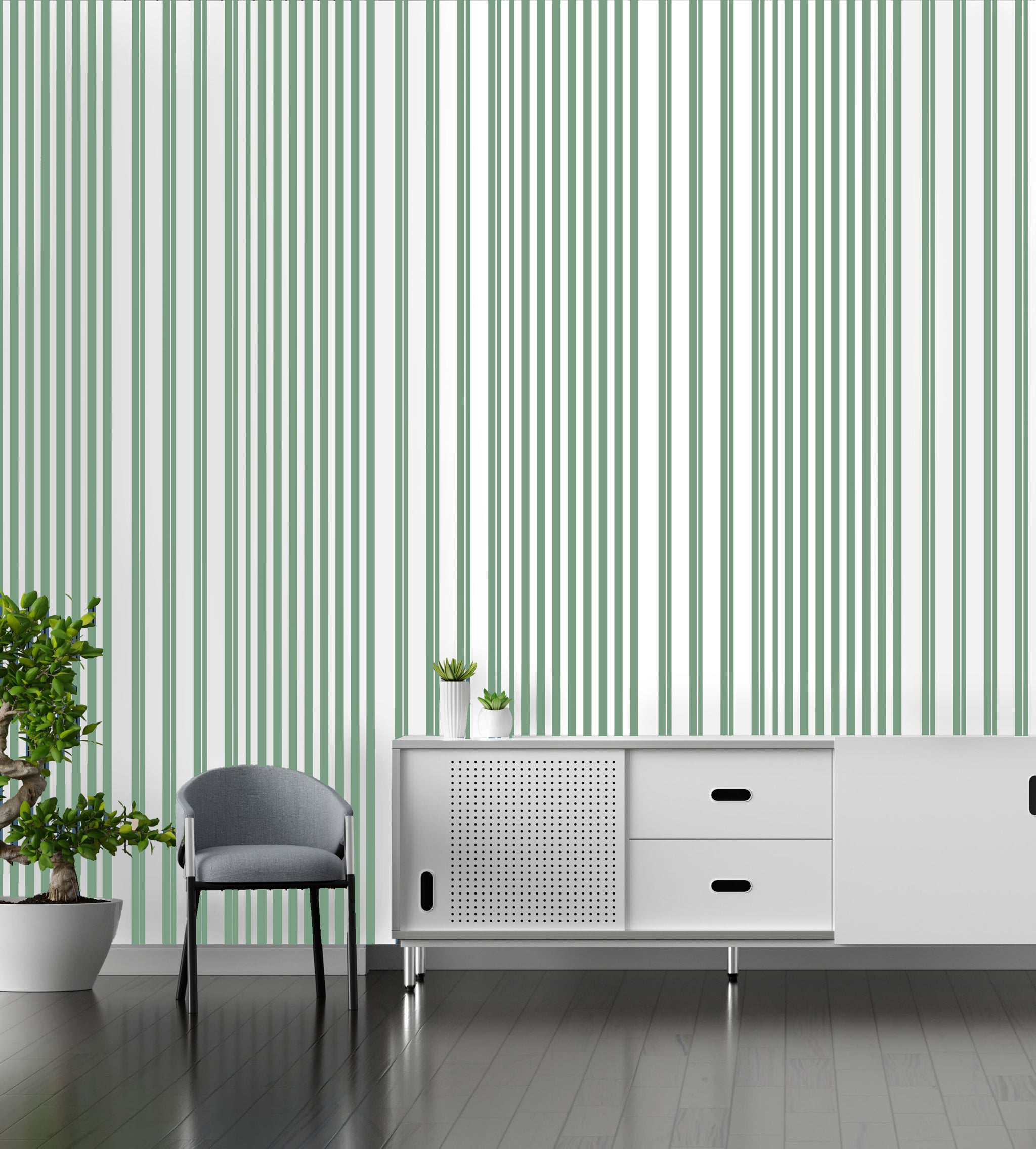 Double Back Stripe Wallpaper – Wallpaper Warehouse SA