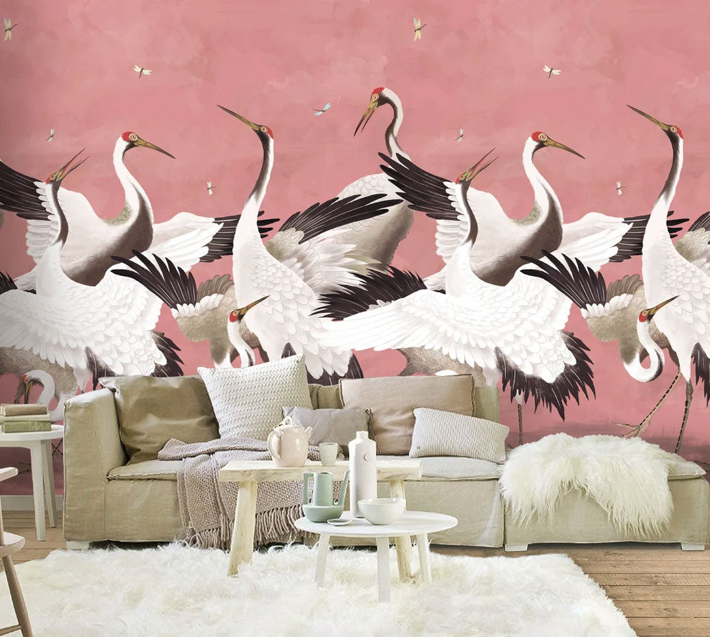 Flock Dance Mural – Wallpaper Warehouse SA