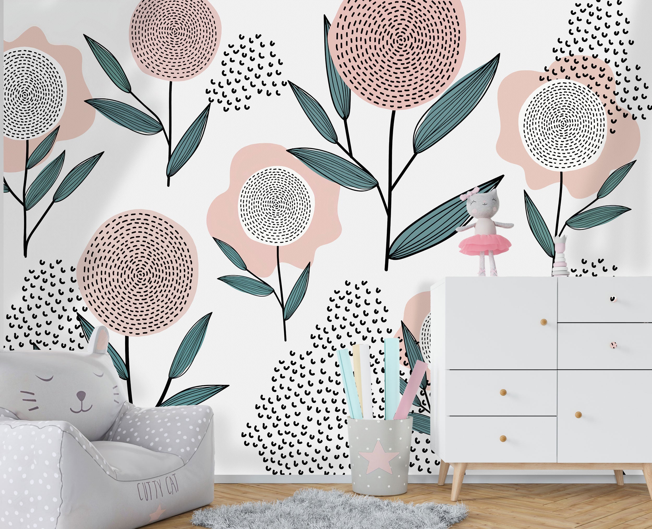 Flower Power Mural – Wallpaper Warehouse SA