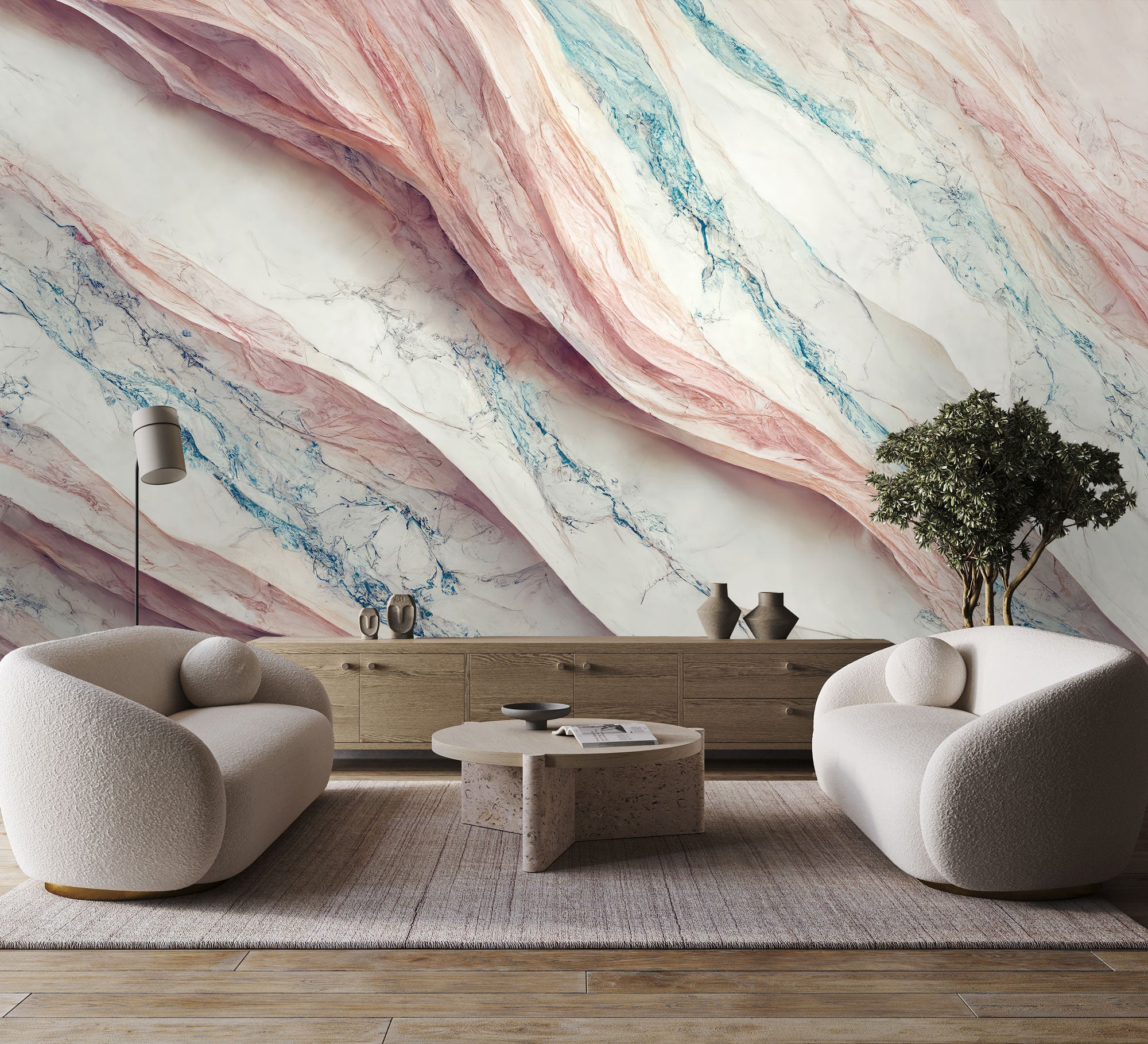 Ice Cream Marble Mural – Wallpaper Warehouse SA