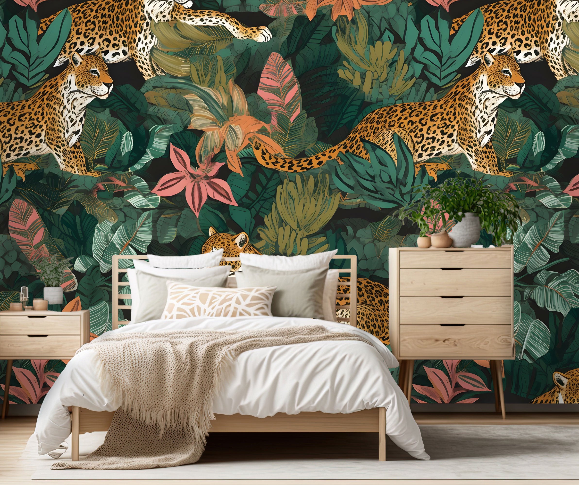 Leopard Venture Mural – Wallpaper Warehouse SA