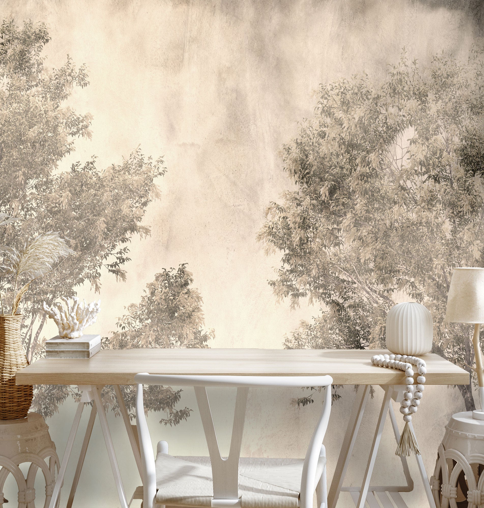 Lush Branches Mural – Wallpaper Warehouse SA