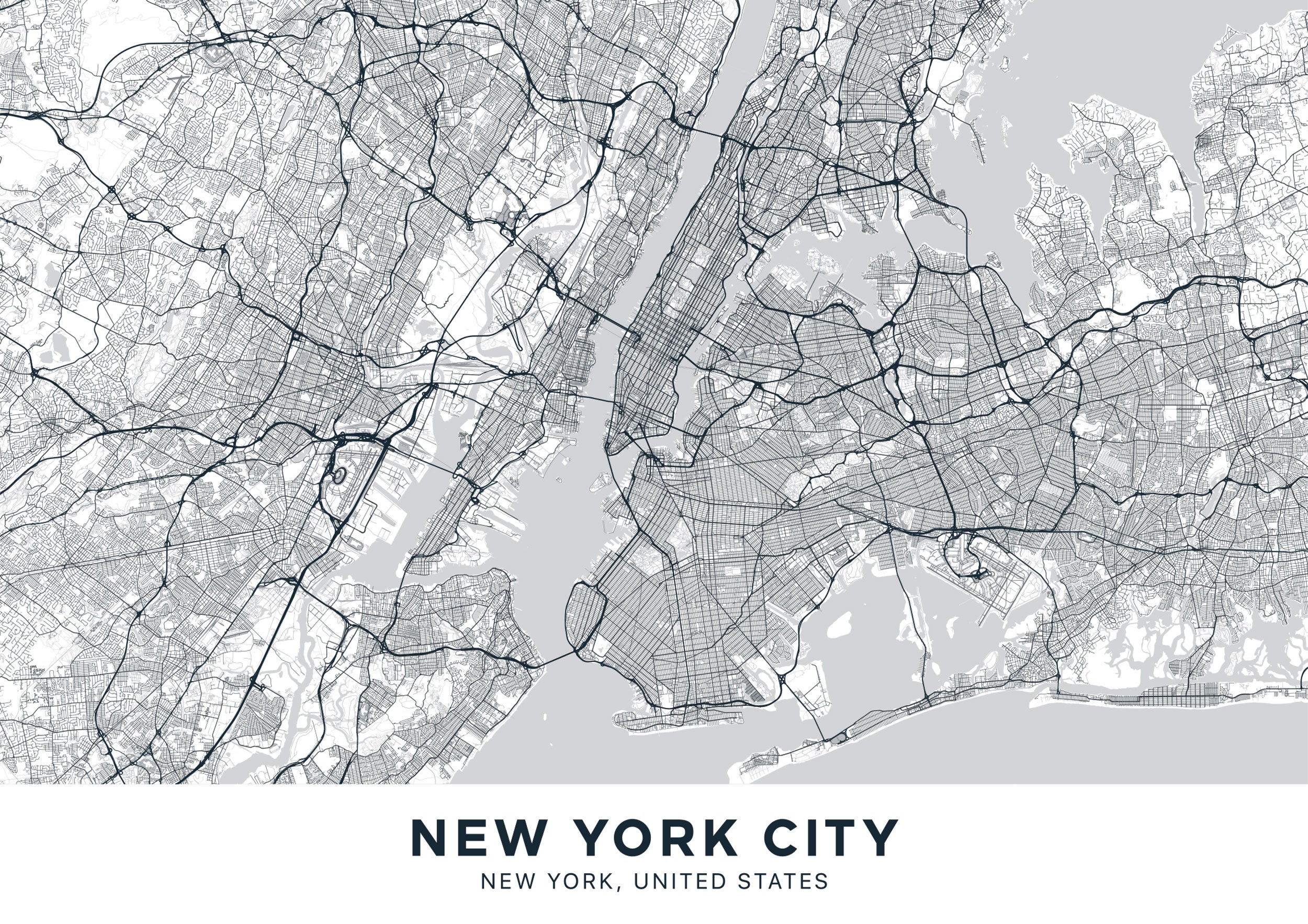 NYC Map Mural – Wallpaper Warehouse SA