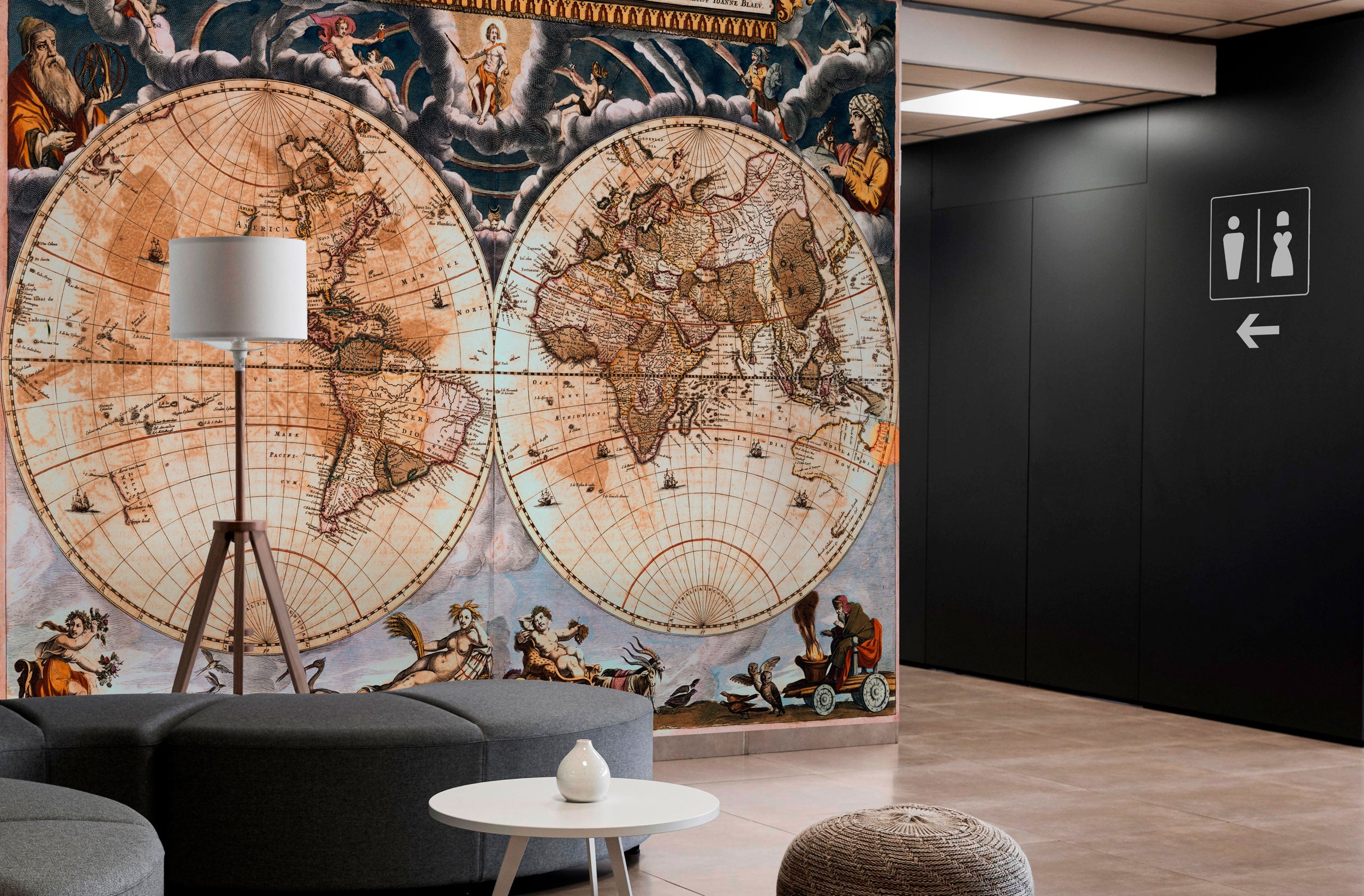 Renaissance Map Mural – Wallpaper Warehouse SA