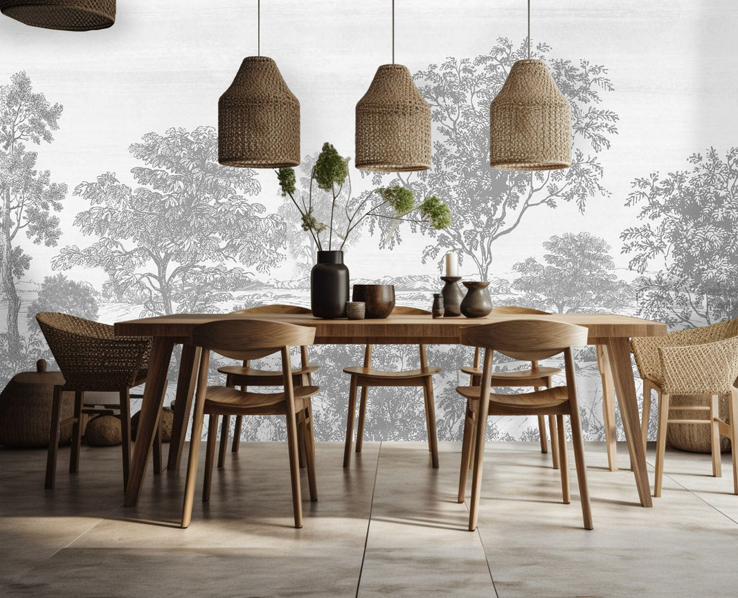 MURAL SKETCH LINES – Wallpaper Warehouse SA