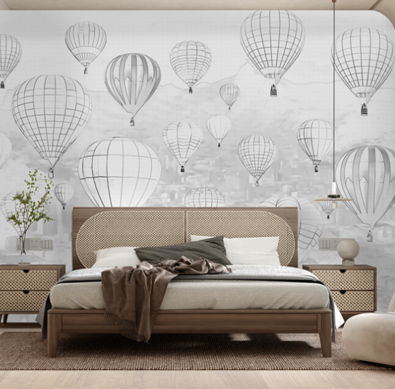 Vintage Flights Mural – Wallpaper Warehouse SA