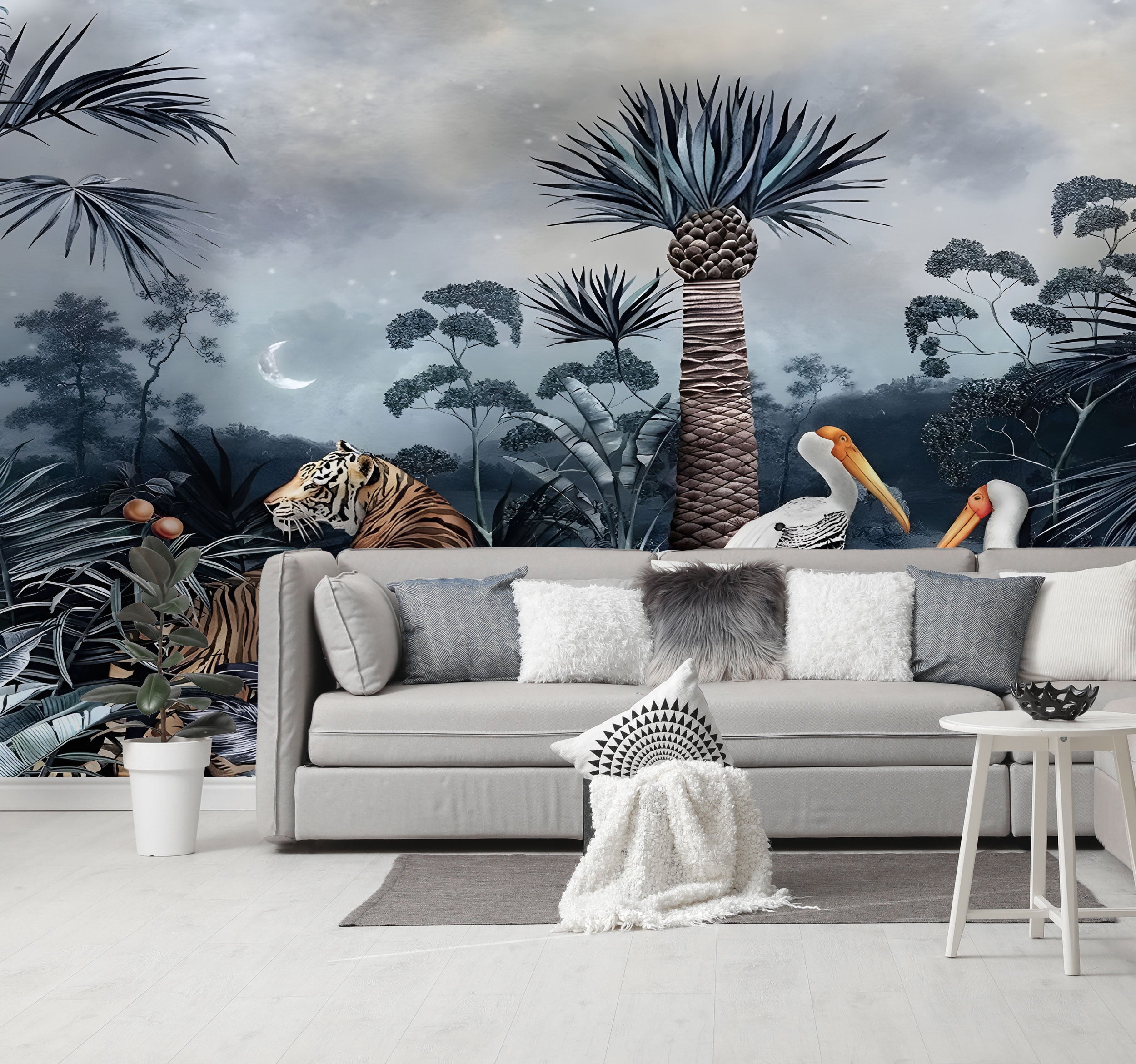 Tiger Trio Mural – Wallpaper Warehouse SA