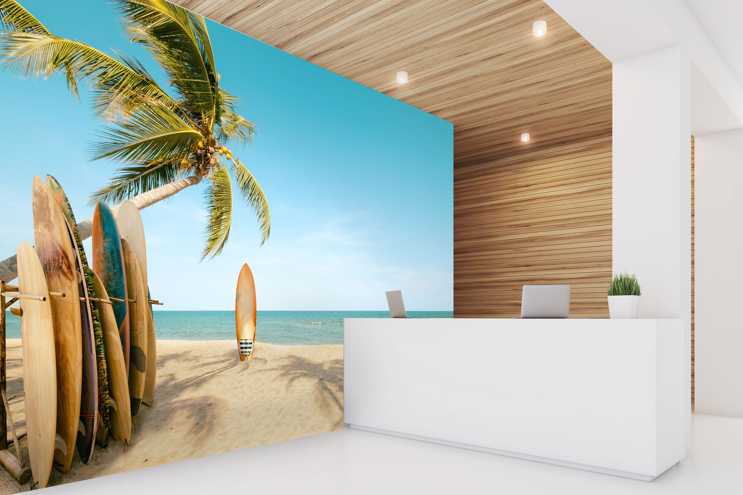 Tropical Surf Mural – Wallpaper Warehouse SA